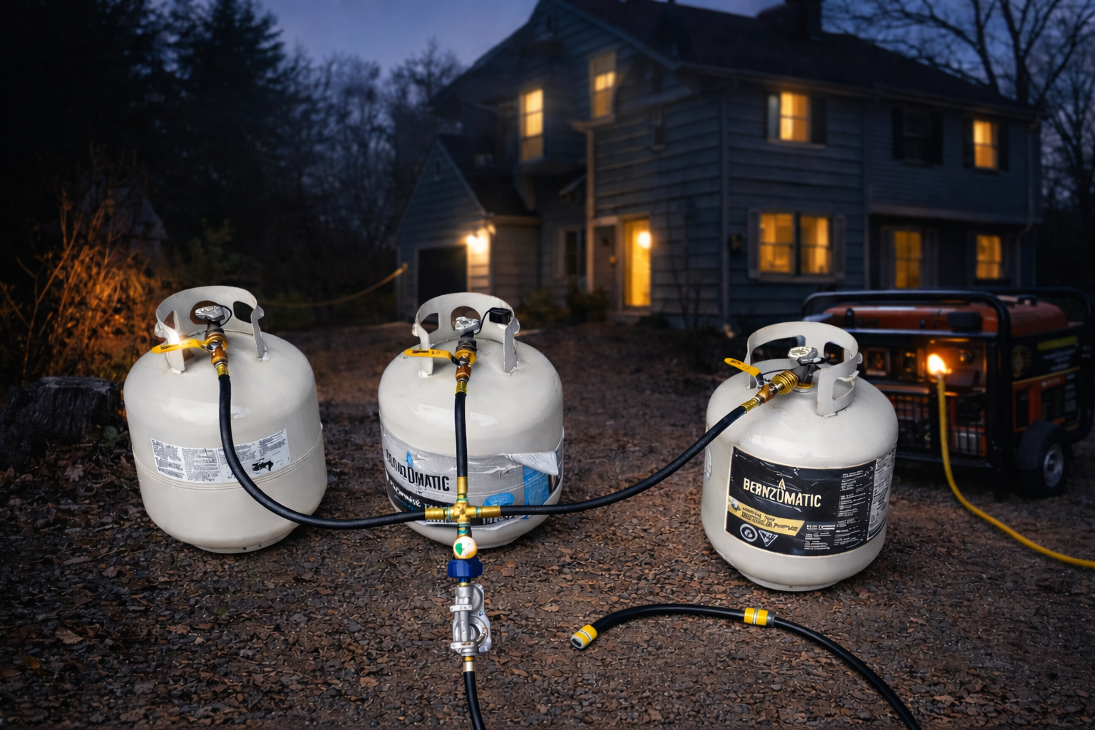 Propane Manifold – Simple Multi-Tank Manifold