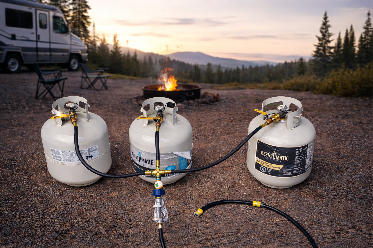 Propane Manifold – Simple Multi-Tank Manifold